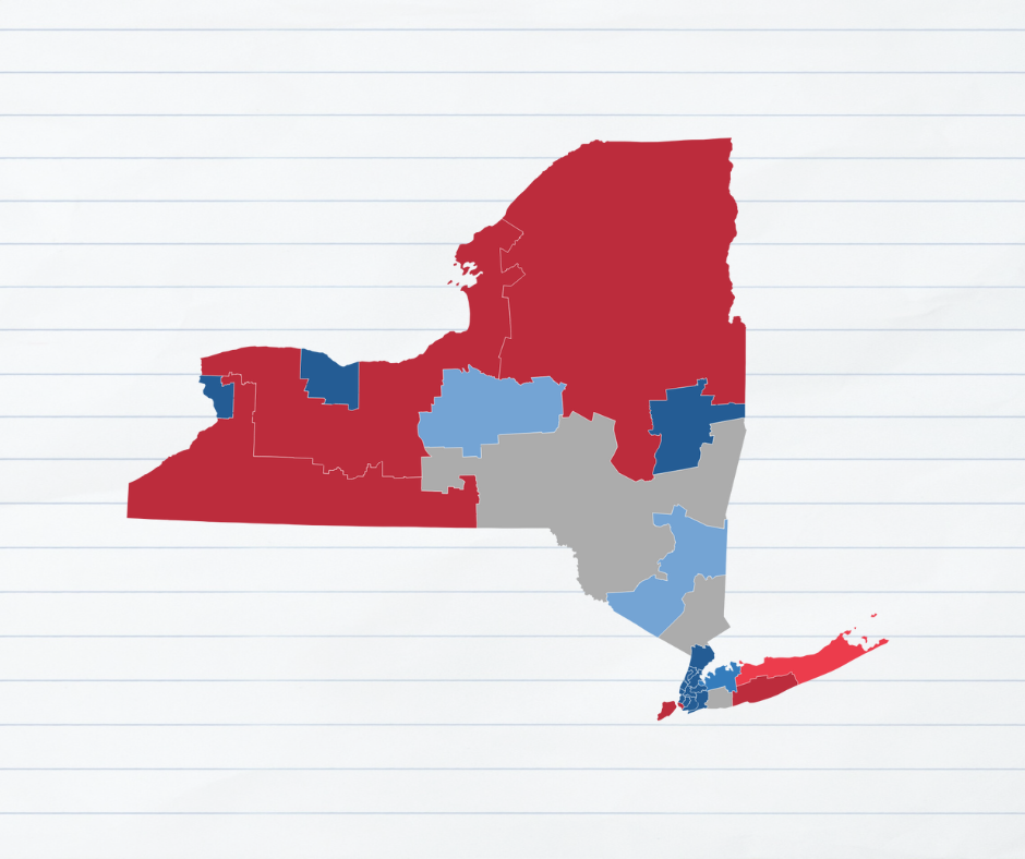 Political Map Of New York
