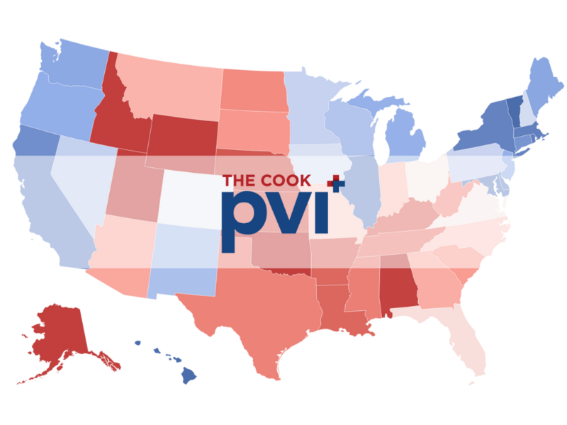 2023 Cook PVI℠: District Map and List (118th Congress) | Cook Political ...