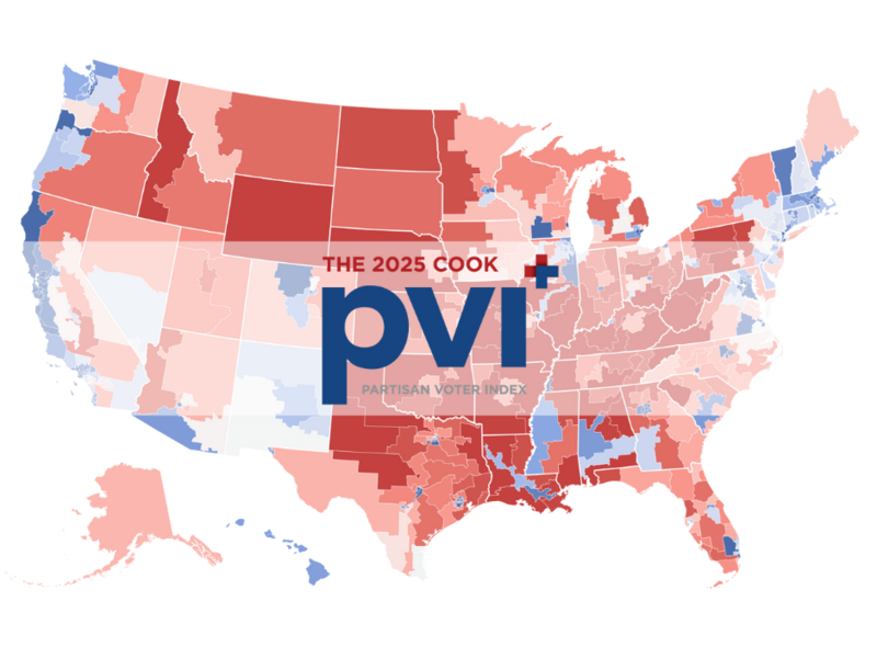 2023 Cook PVI℠: District Map and List (118th Congress) | Cook Political ...