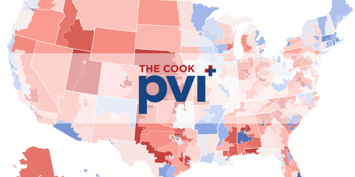 1999 Cook PVI℠: District Map and List (106th Congress) | Cook Political ...