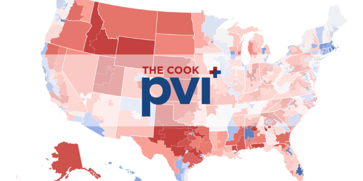 2003 Cook PVI℠: District Map and List (108th Congress) | Cook Political ...