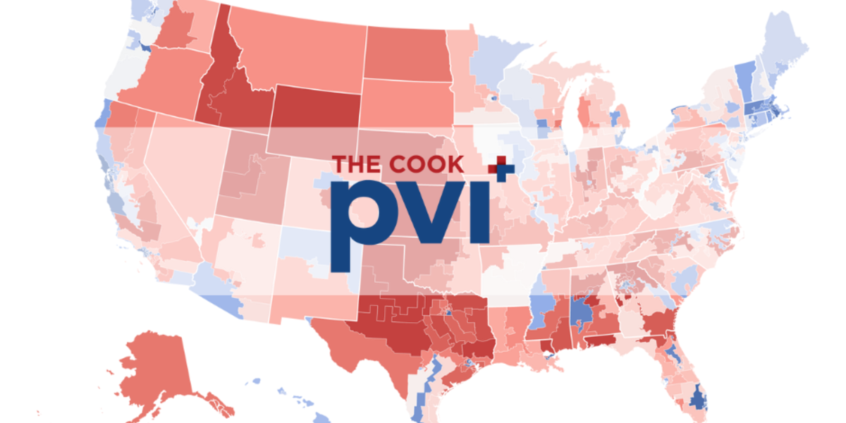2005 Cook PVI℠: District Map and List (109th Congress) | Cook Political ...