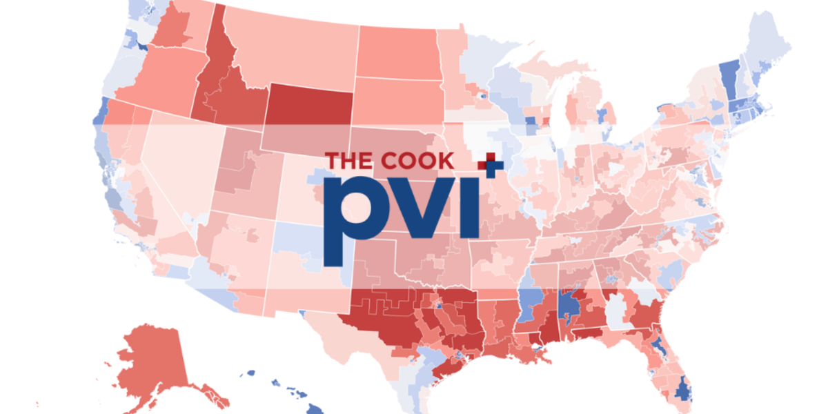 2009 Cook PVI℠: District Map and List (111th Congress) | Cook Political ...
