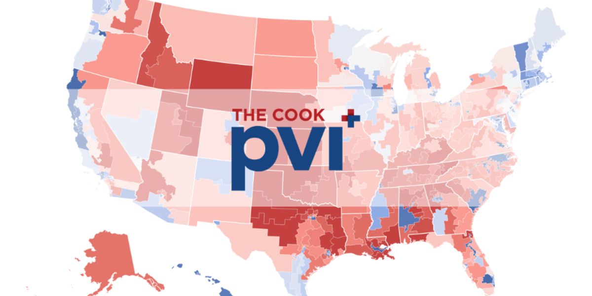 2012 Cook PVI℠: District Map and List (Post-Redistricting) | Cook ...