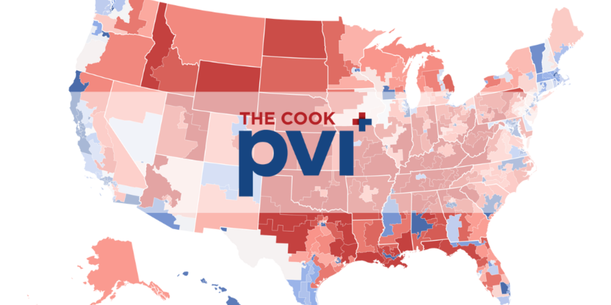2017 Cook PVI℠: District Map and List (115th Congress) | Cook Political ...