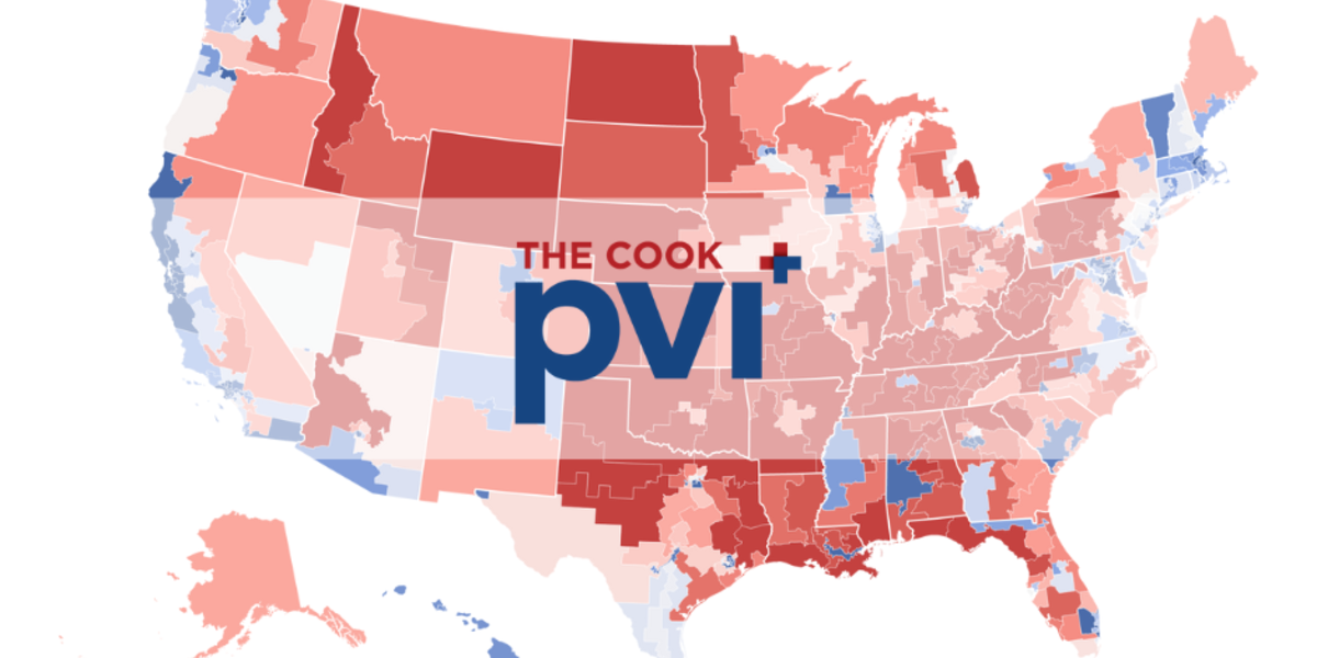 2021 Cook PVI℠: District Map and List (117th Congress) | Cook Political ...