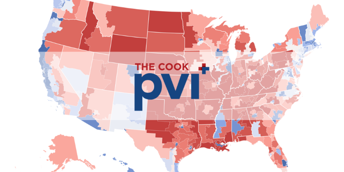 2023 Cook PVI℠: District Map and List (118th Congress) | Cook Political ...