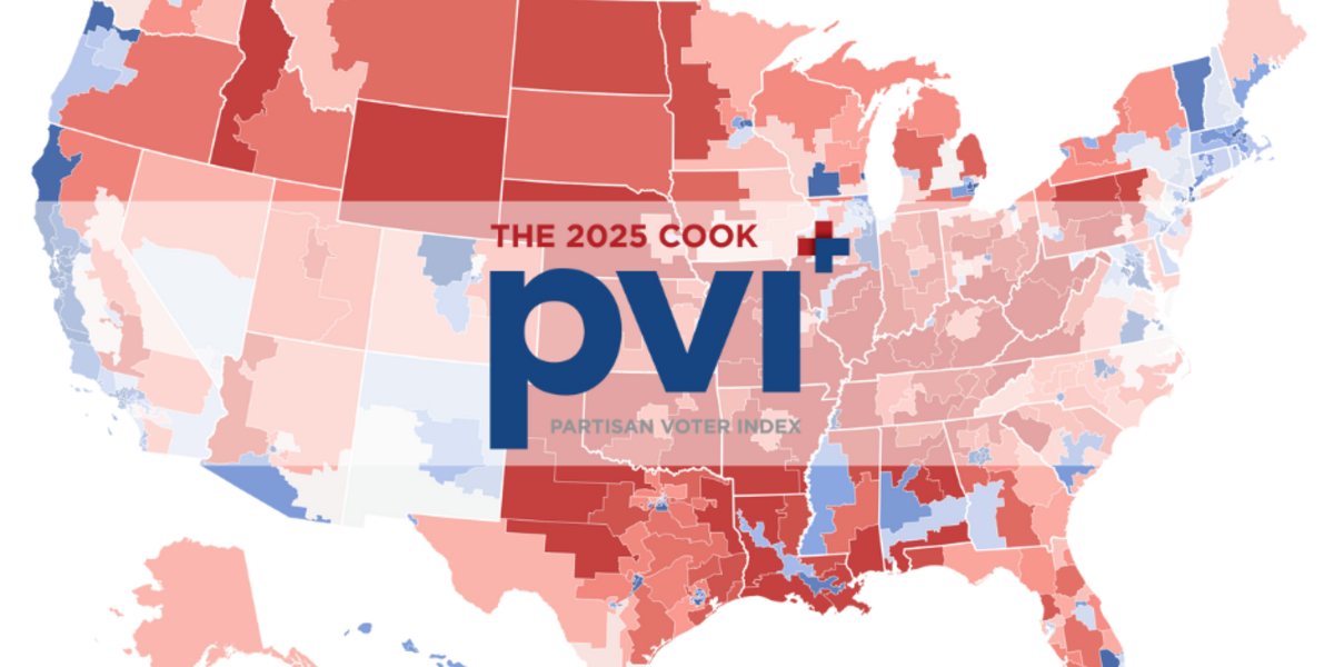 2025 Cook PVI℠: District Map and List (119th Congress) | Cook Political ...